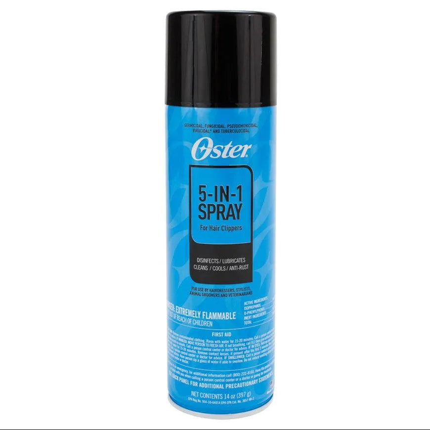 Oster 5-in-1 Disinfectant Spray - 14 oz | Salon and Spa Wholesaler