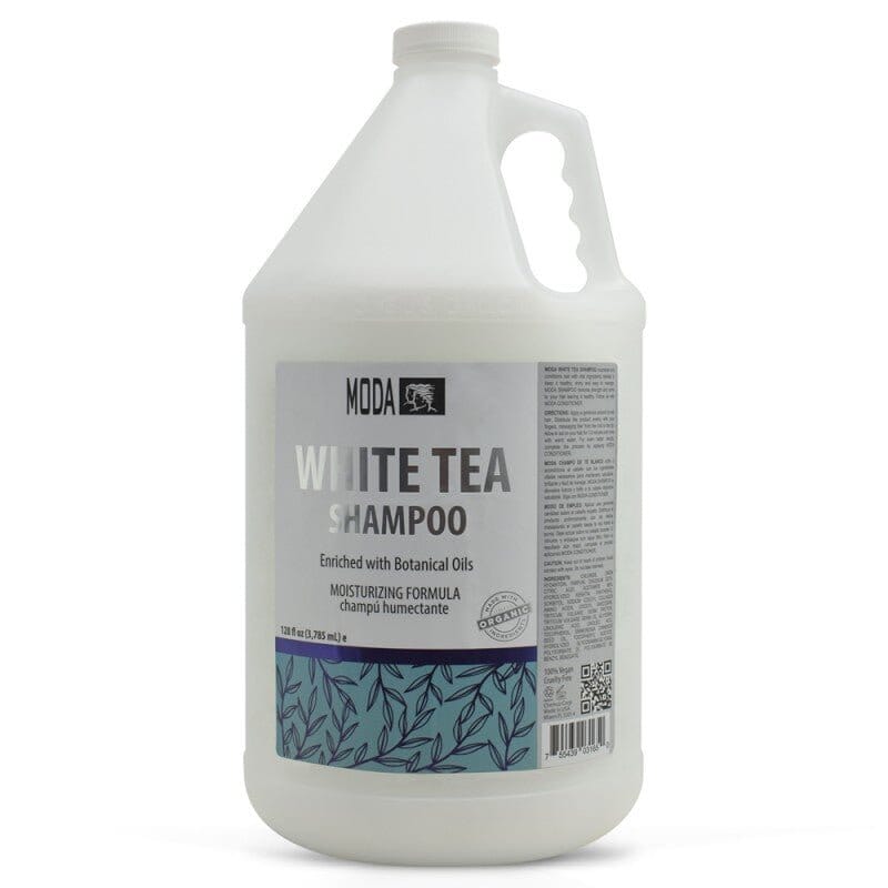 MODA White Tea Shampoo Enriched with Botanical Oils - 1 Gallon – Salon ...